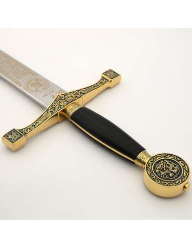 Espada Excalibur (Oro Esmaltado Azul) - Espadas - Armas Medievales
